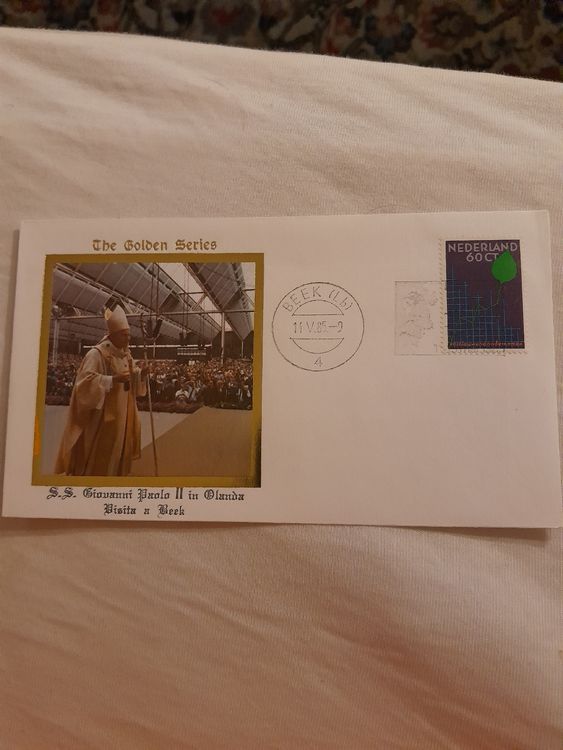Lettre de collection: Jean-Paul II, Pays-Bas, 1985. (D'occasion) à ...