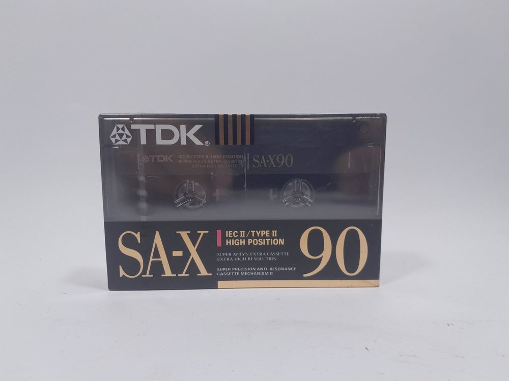 TDK SA-X 90 / IEC II / Type II High Position Kassetten OVP (Neu und originalverpackt) in ...