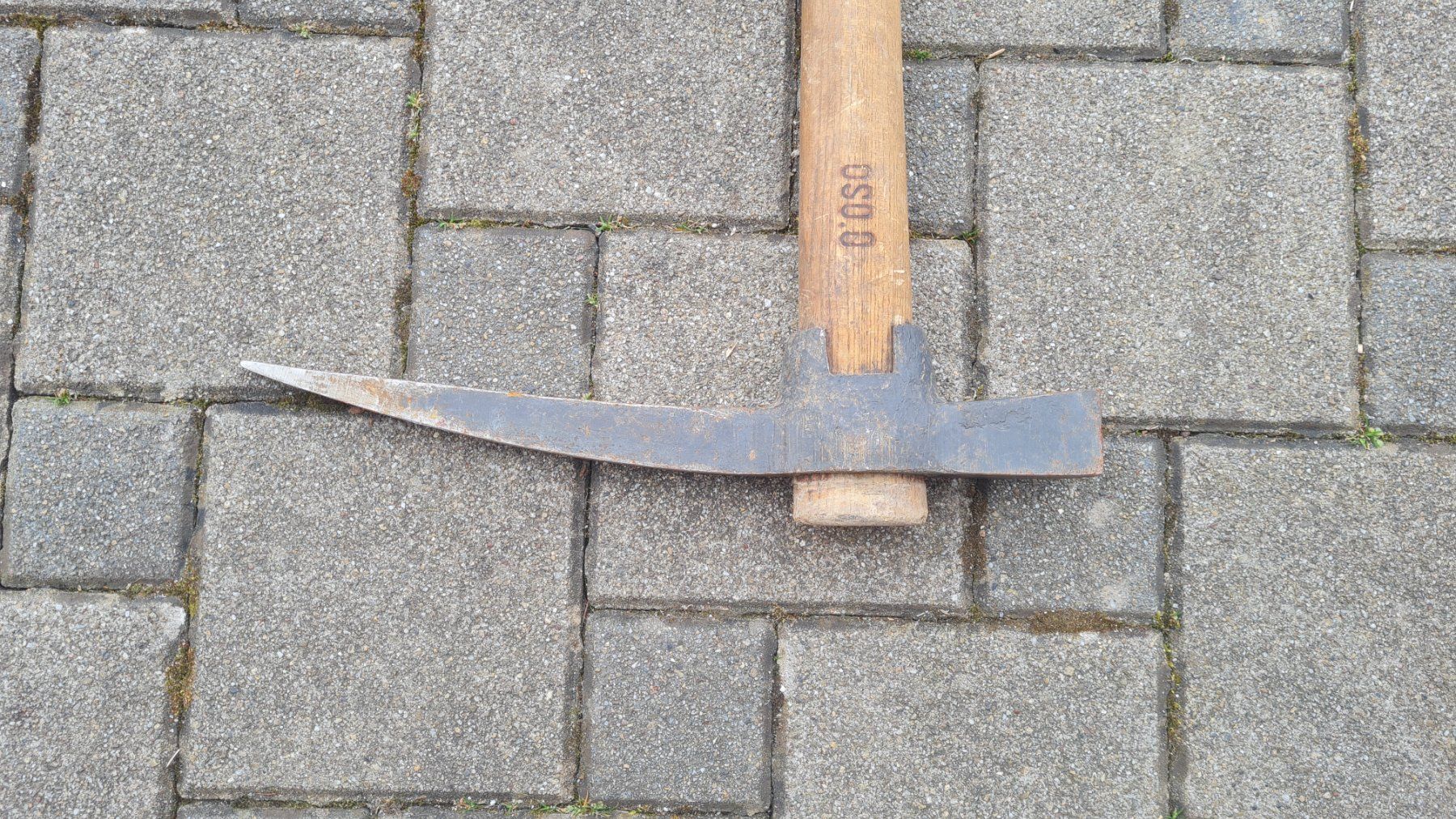 Schweizer Armee / Pickel / Spitzhacke / Keilhaue / 1 Meter (Gebraucht ...