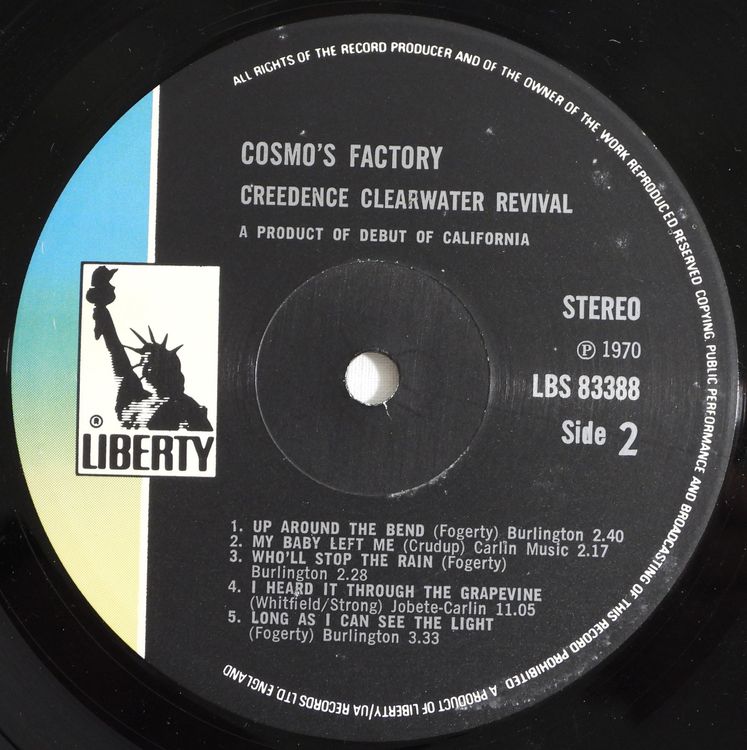 Creedence Clearwater Revival Cosmos Factory LP 1970 (Gebraucht) in ...
