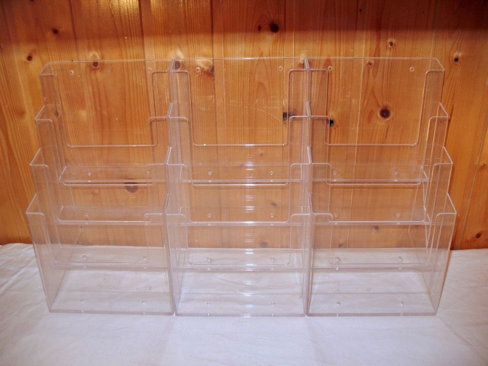 Acryl Plexiglas Display Karten Prospekt Halter Ständer A5 (Gebraucht ...