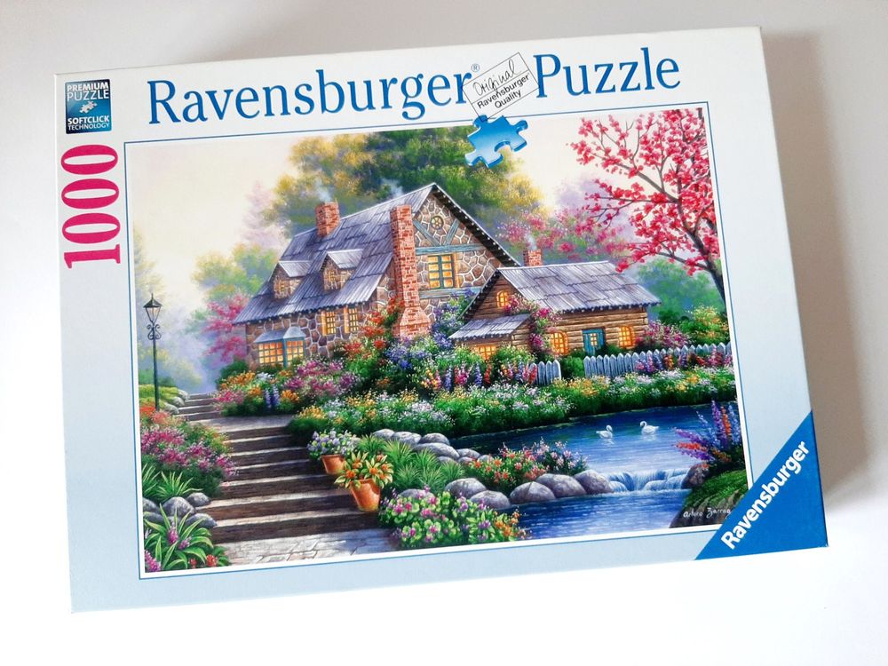 Puzzle 1000er Ravensburger romantisches Cottage | Kaufen auf Ricardo