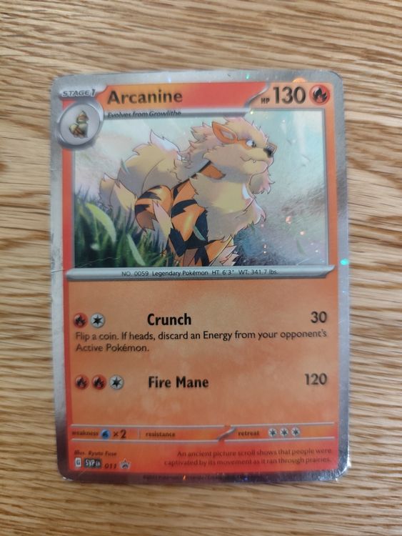 Pokemon Arcanine Arkani holo Promo (Gebraucht) in Winterthur für CHF 1. ...
