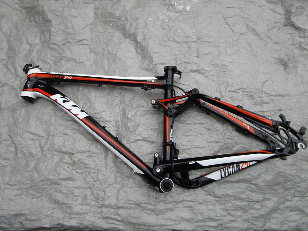 schöner KTM Alu MTB Fully Rahmen 26" Gr M bis 177cm 3230g (Gebraucht ...