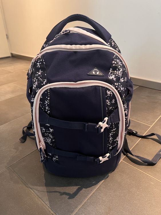 Satch dunkelblau, rosa | Kaufen auf Ricardo