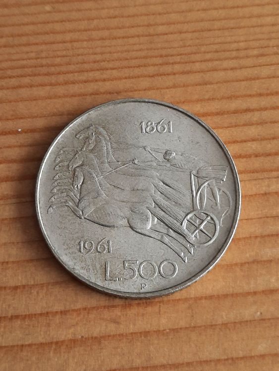 Italien 500 Lire 1961 Silber Zustand gemäss Bilder | Kaufen auf Ricardo