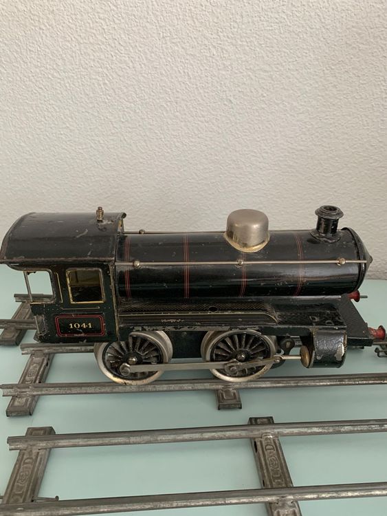 Märklin 1041, Lok, Tender, 2 Wagen, 4 Schienen, um 1919 (Gebraucht) in ...