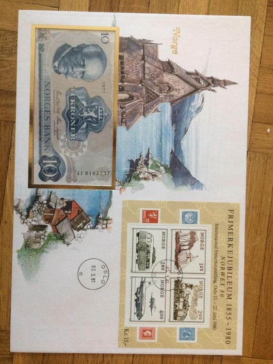 Banknotenbrief Norwegen (Neu und originalverpackt) in Muralto für CHF 5.95 – mit Lieferung auf ...
