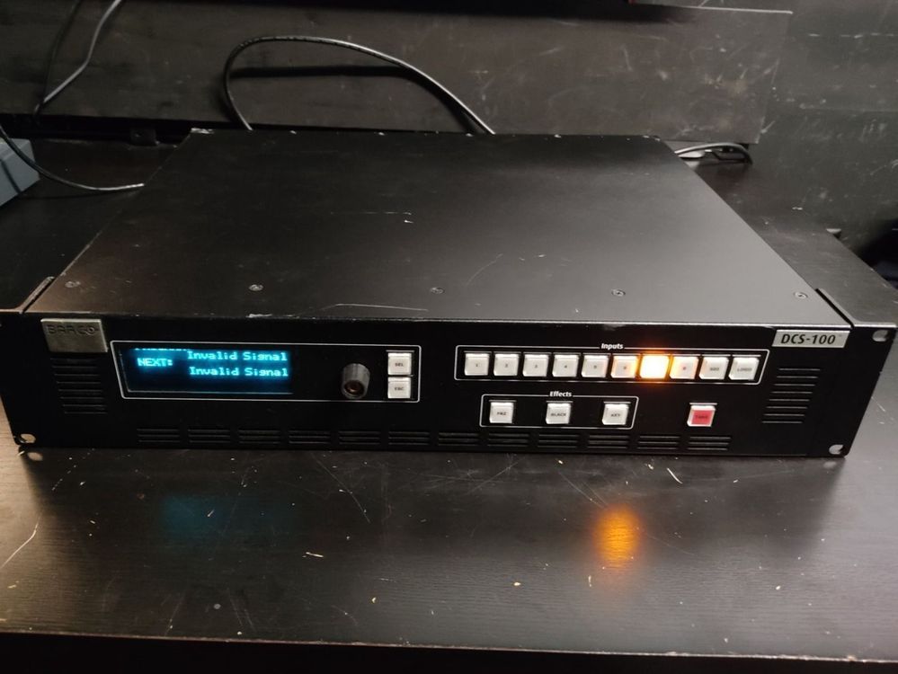 Barco Video Switcher DCS-100 MADE IN USA (Gebraucht) in Egolzwil für ...