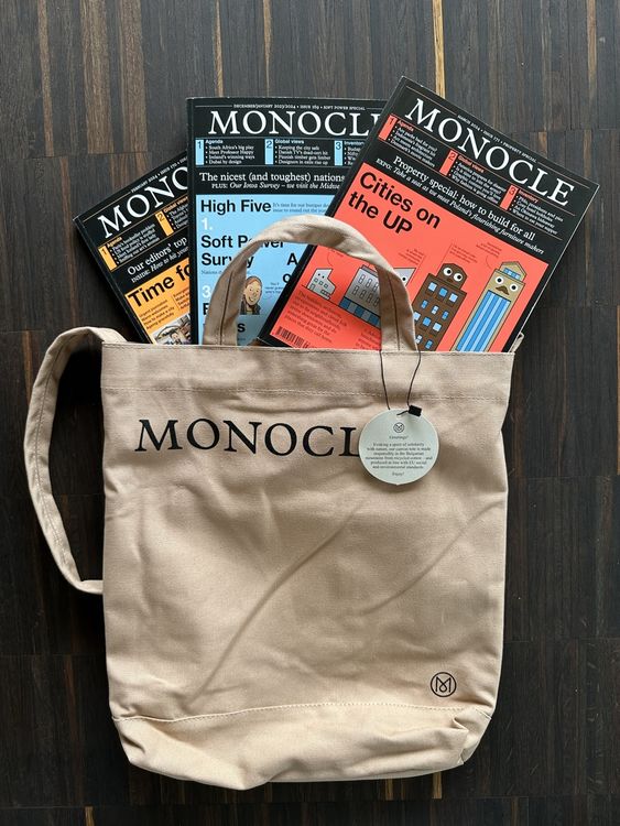EXKLUSIV! Monocle Tote Bag + 3 Magazines (Neu (gemäss Beschreibung)) in ...