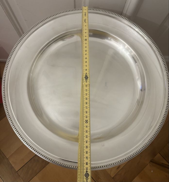 Christofle, très grand plat 40 cm modèle perle (Gebraucht) in Genève ...
