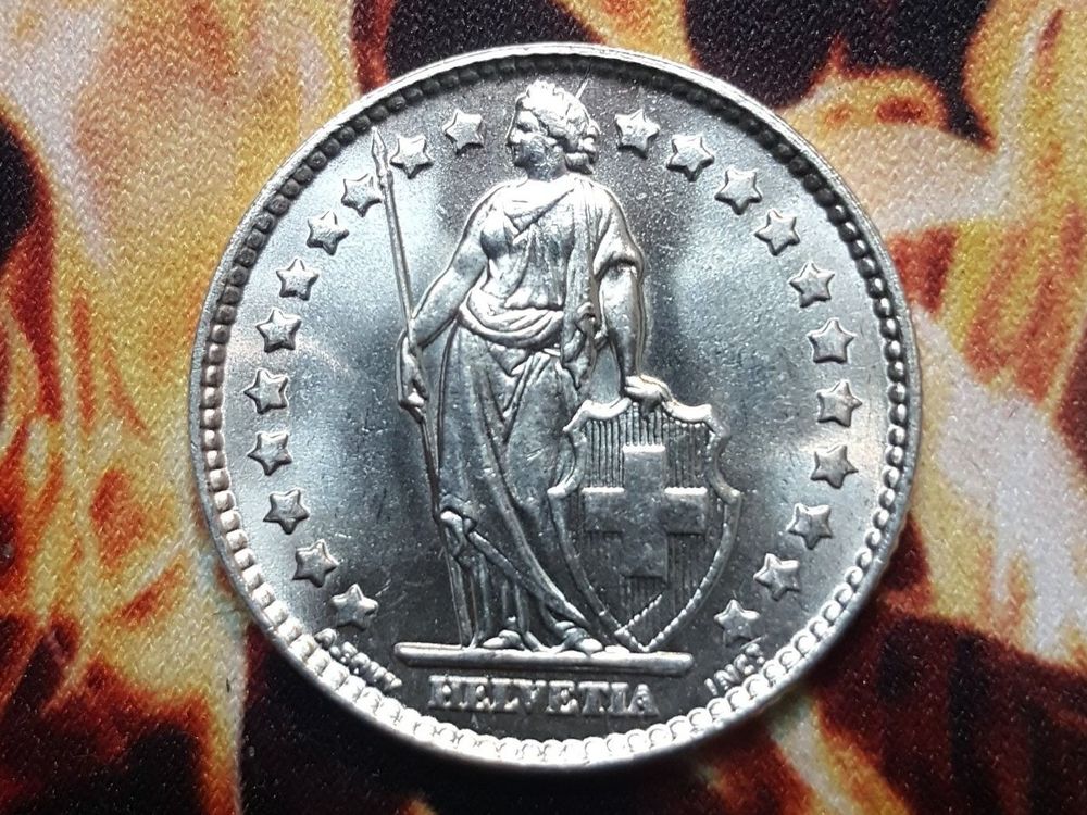 1 Franken 1962, unz. stgl. direkt ab Münzrolle!!! (Gebraucht) in Rieden SG für CHF 1.5 – mit ...