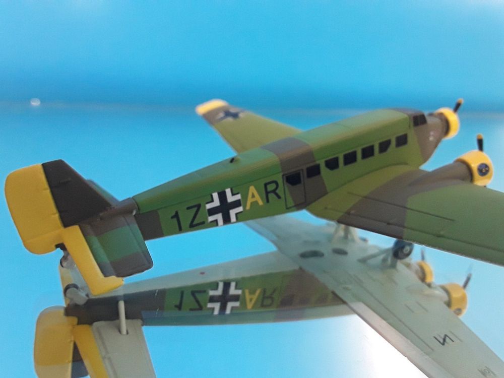 Modellflugzeug _ Junkers JU52 _ Luftwaffe Kreta 1942 _1:200 | Kaufen ...
