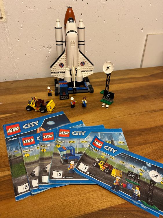 LEGO City Space Shuttle 60080 mit Anleitung (Gebraucht) in Birsfelden ...