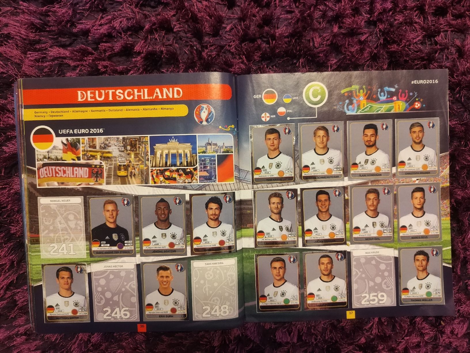 Album Panini UEFA EURO 2016 France - Star Edition (75% full) (D ...