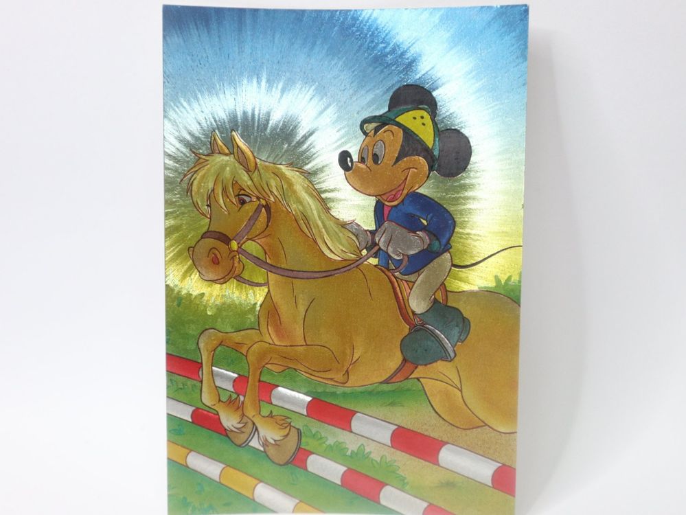 AK Disney Micky Maus Springreiter Magic Effects | Kaufen auf Ricardo