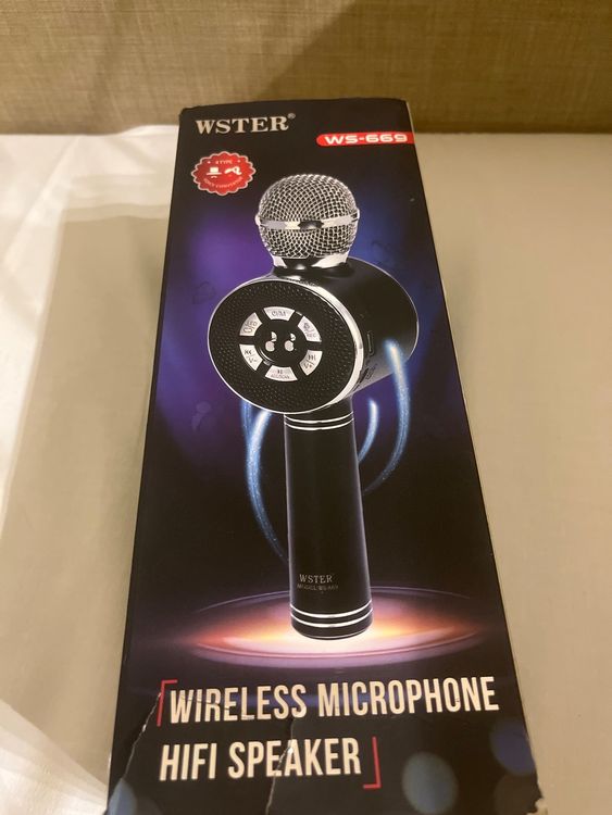 Wster ws-669 Wireless microphone hifi speaker | Kaufen auf Ricardo