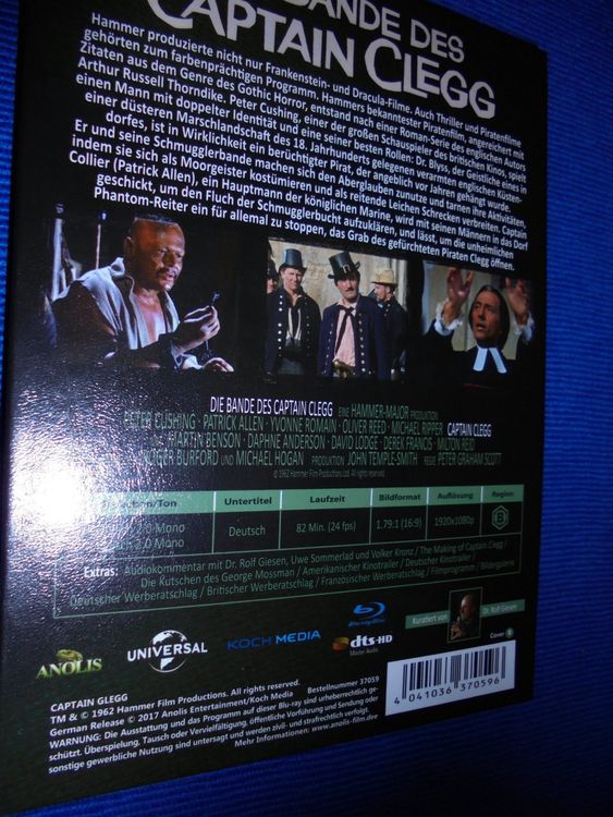 Mediabook Die Bande des Captain Glegg /ANOLIS / B vergriffen (Neu ...