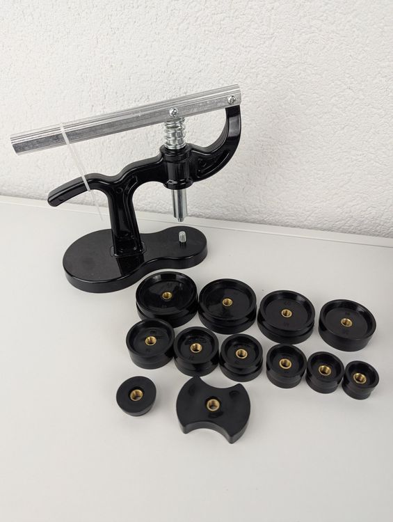 Presse d'Horloger à Levier - Kit pour Fermeture Boîtier Neuf (Neuf avec ...