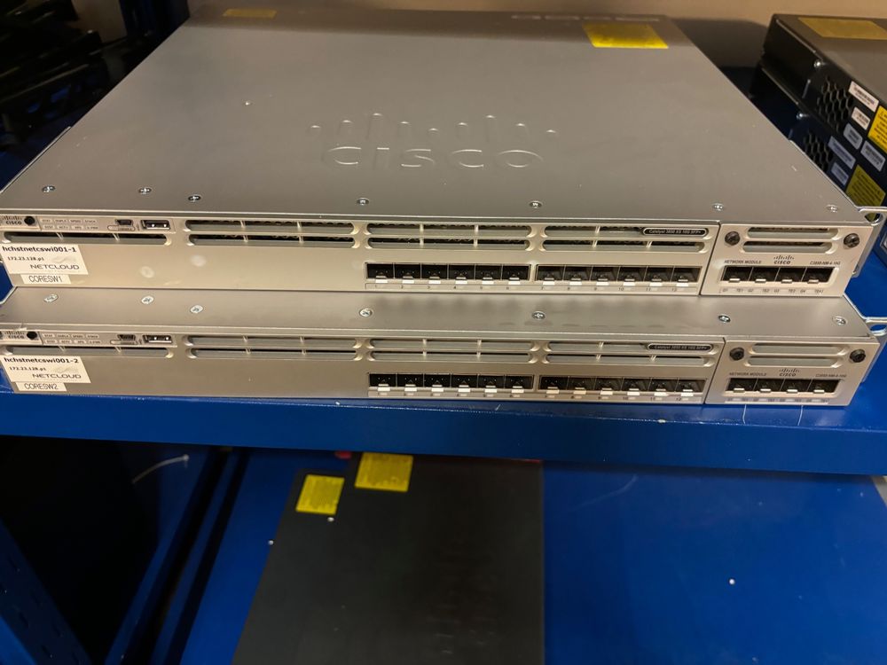 2x Cisco Catalyst WS-C3850-12XS-S V02 10G SFP (Stack) | Kaufen auf Ricardo