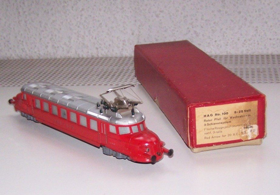 HAG H0 100:Triebwagen RCe 2/4 "Roter Pfeil" von 1955, AC/WS (Gebraucht ...