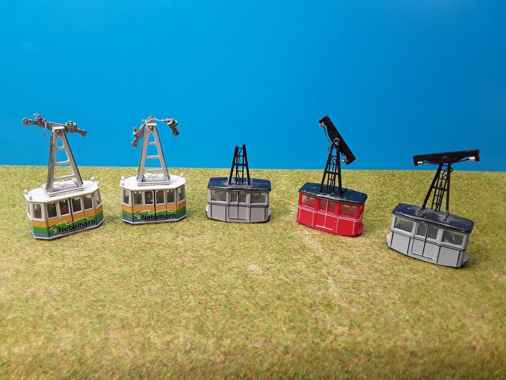 Brawa 6340 _ Nebelhornbahn _ Gondelbahn _ Seilbahn _ Spur H0 (Defekt ...
