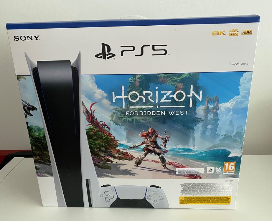 Sony Playstation 5 + Horizon Forbidden West + Controller (Neu (gemäss Beschreibung)) in ...