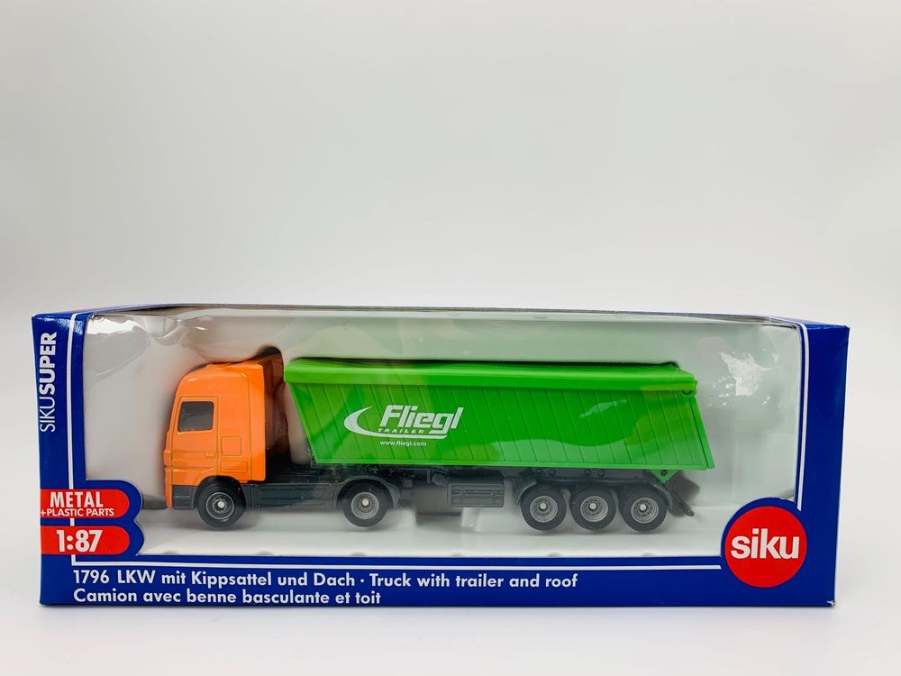 siku - 1796 LKW Mit Kippsattel und Dach (Neu und originalverpackt) in ...
