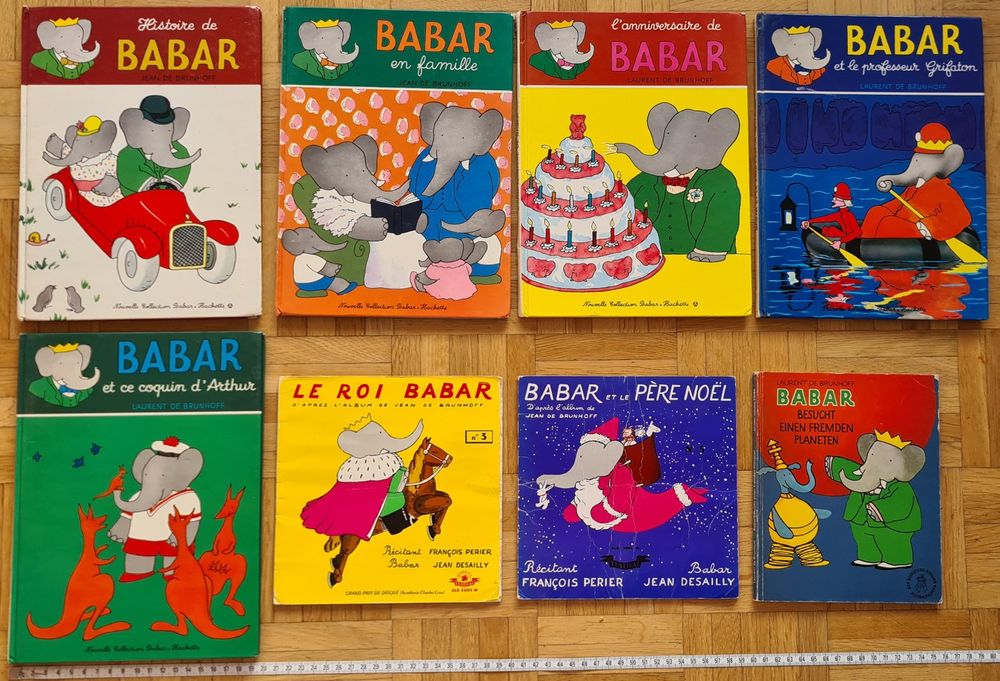8x Babar, inkl 2 CD,Kinderbuch, enfants, Francais,Kinderbuch (Gebraucht ...