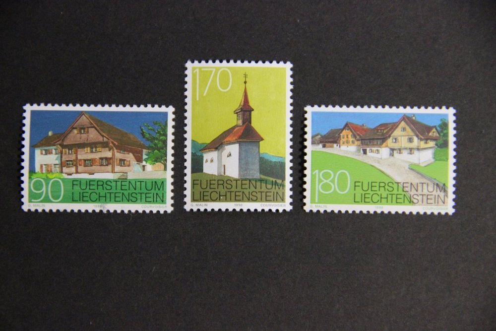 Fürstentum Liechtenstein 1998 - Baudenkmäler** (Neu (gemäss Beschreibung)) in Jona für CHF 2 ...