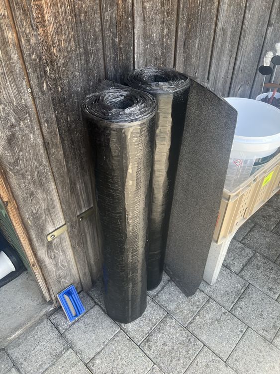 Dachpappe Bitumen Dach 2x 5Meter (Neu (gemäss Beschreibung)) in ...
