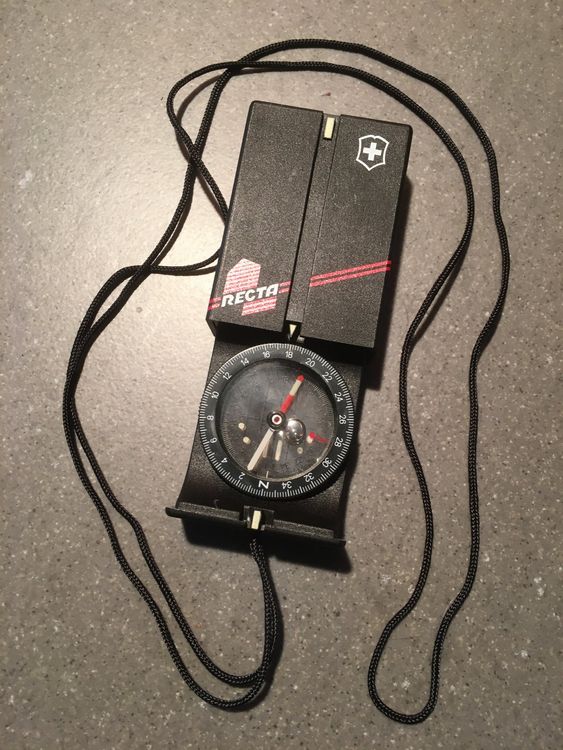 RECTA Kompass Type DP6 mit Leder-Etui | Kaufen auf Ricardo