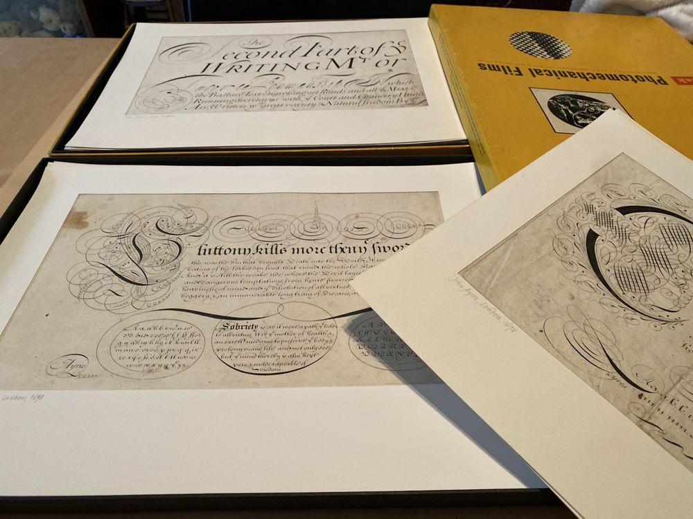 Kalligraphie 43 Kupferstiche John Ayres (Gebraucht) in Basel für CHF ...