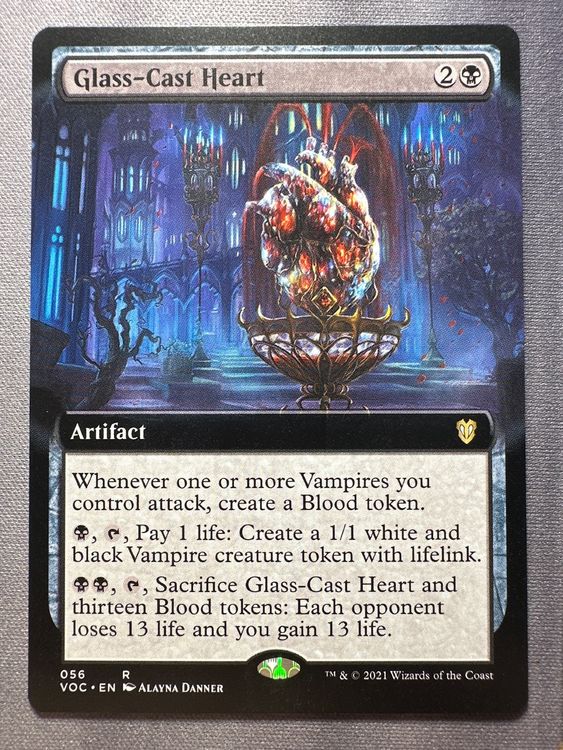 Glass-Cast Heart Variant 056 Crimson Vow (Neu (gemäss Beschreibung)) in ...