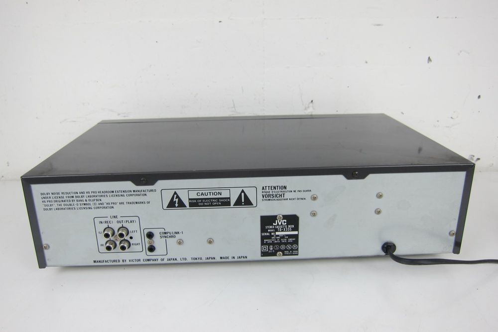 JVC TD-X335 Stereo Cassette Deck Dolby B + C + HX Pro System (Gebraucht ...