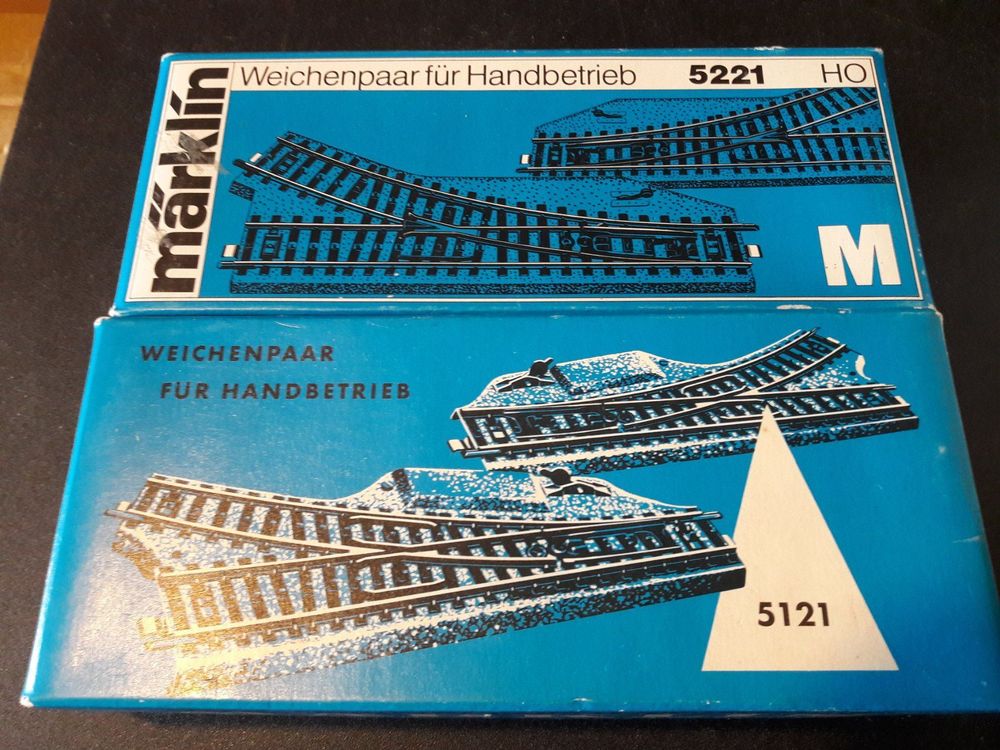 Märklin H0 voie rails M aiguillages 5121 | Kaufen auf Ricardo