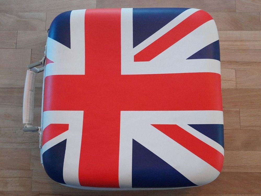 SLAPPA - d2 240 CD - HARDBODY CD STORAGE CASE "UNION JACK" (Neu (gemäss ...