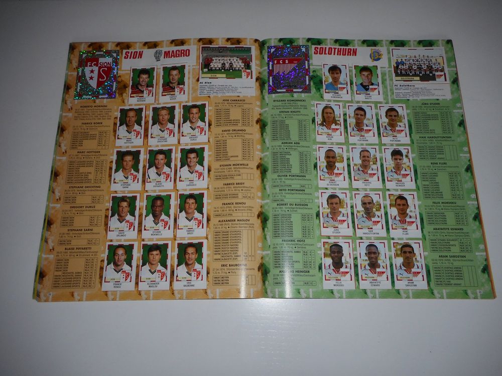 Panini Football Album 2000 komplett/Fussball/Schweizer NL (Gebraucht ...