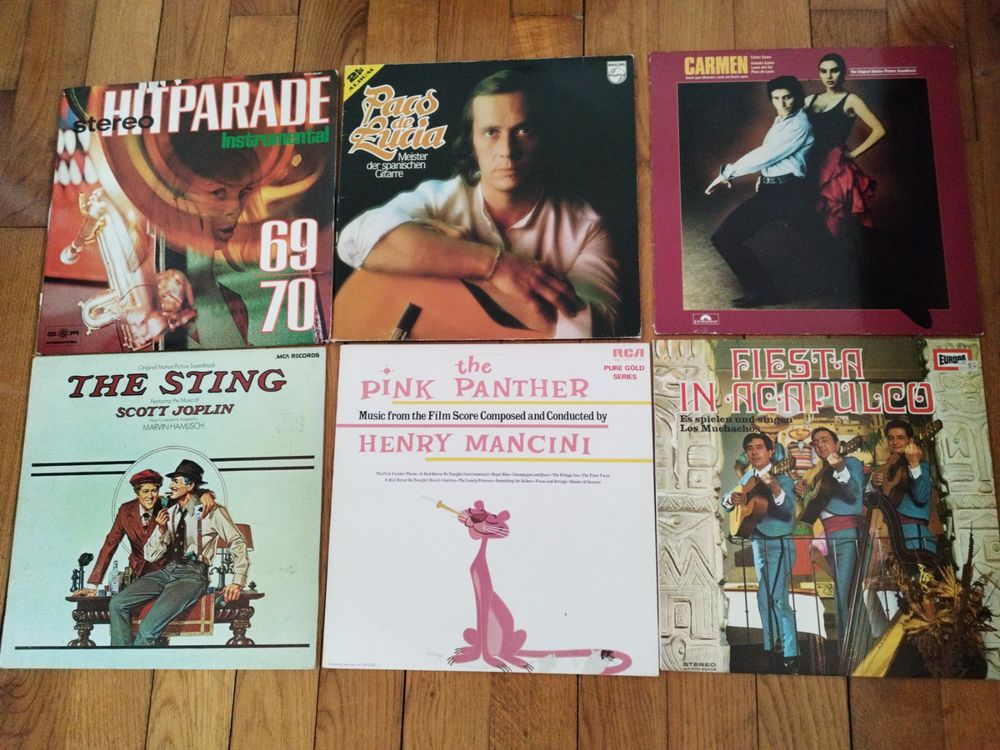 Lot de 49 disque vinyles 33 et 45 tours (D'occasion) à Vallorbe pour ...