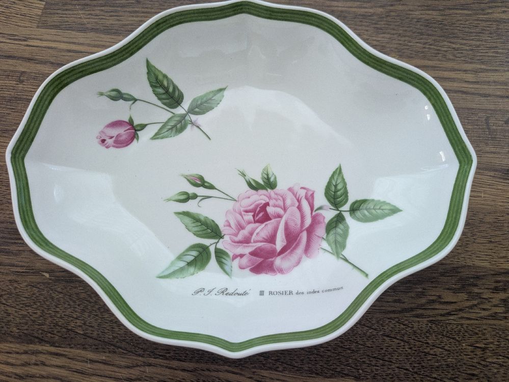 Hutschenreuther Germany Schale mit Rosen Dekor, Vintage, Top | Kaufen ...