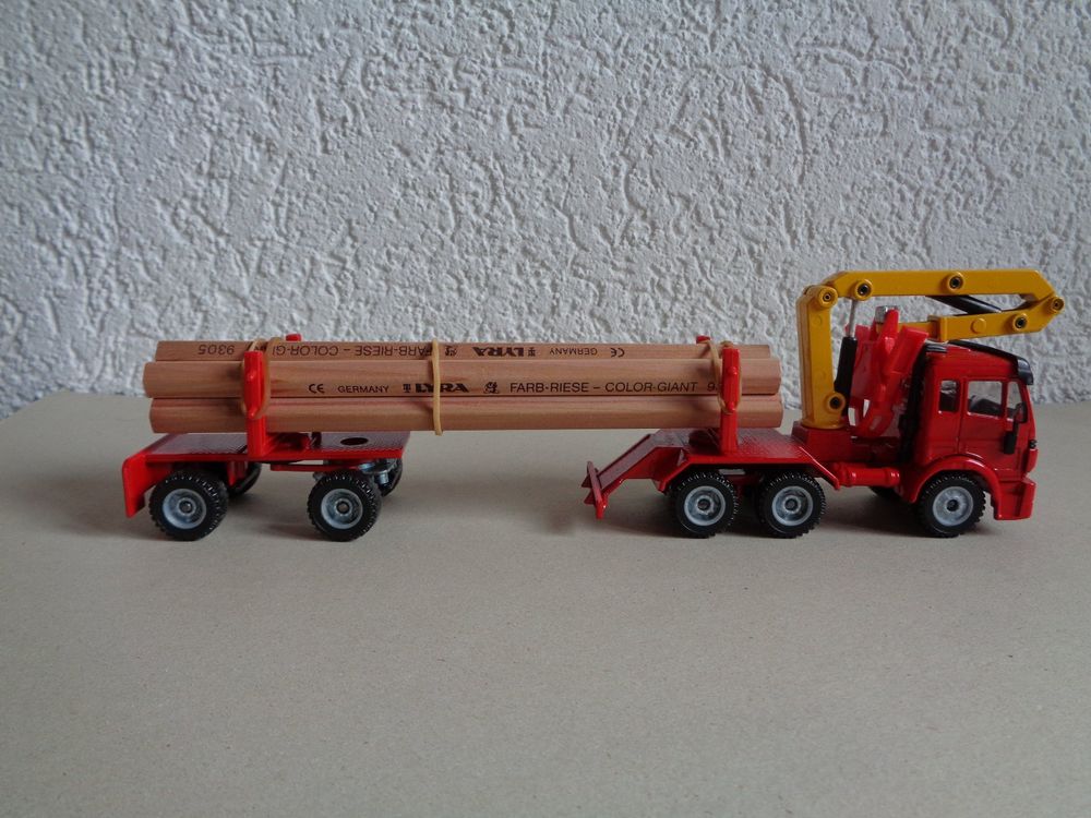SIKU 3915 Mercedes Sk fl mit Langgutnachläufer - OVP (Neu und ...