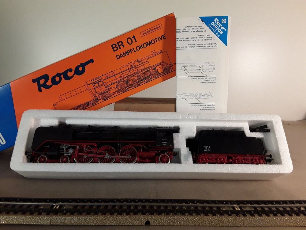 Modelleisenbahn _ Roco Lokomotive BR 01 123 _ DC _ Spur H0 (Gebraucht ...