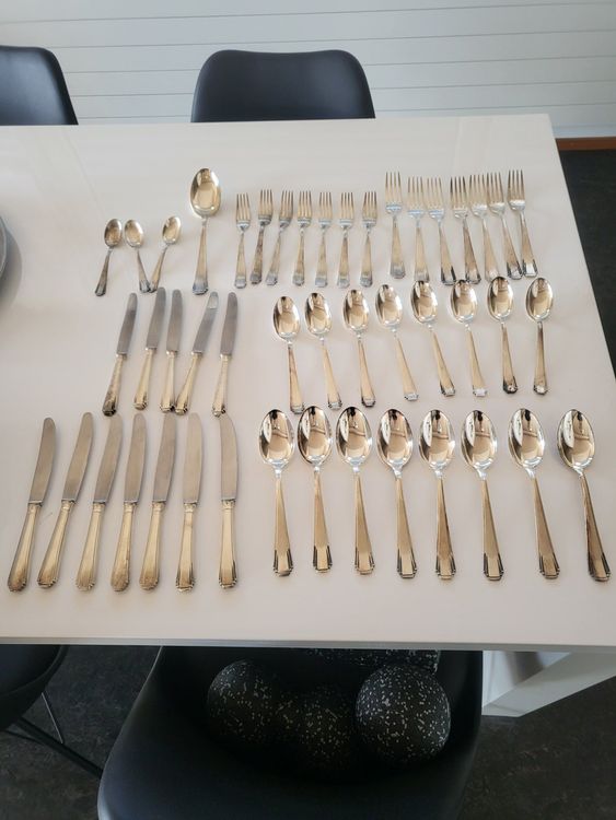 46 teiliges Silber Besteck (versilbert ) 90 | Kaufen auf Ricardo