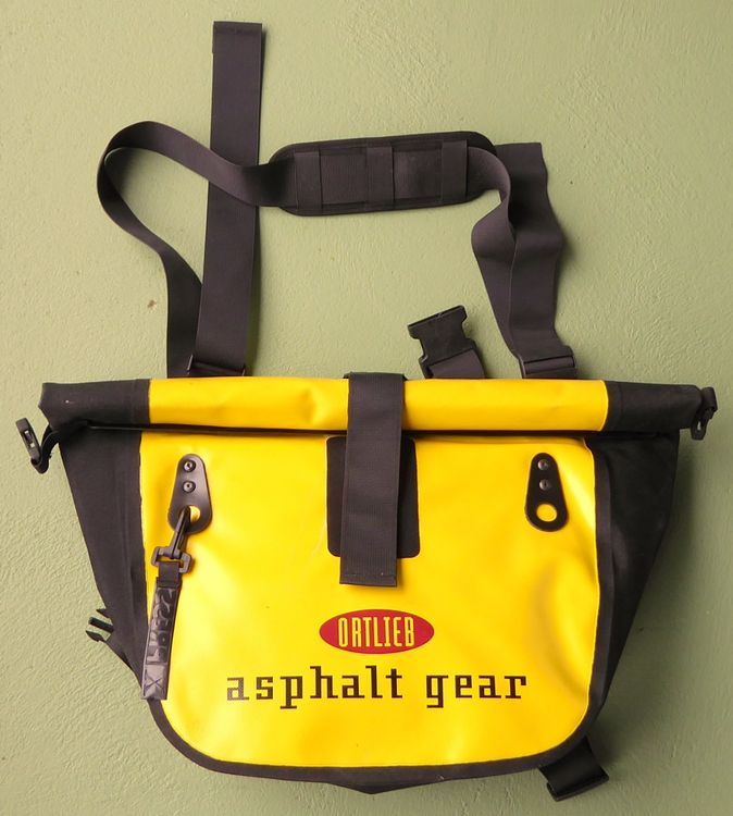 schöne original ORTLIEB ASPHALT GEAR Velo-Tasche Messenger (Gebraucht ...