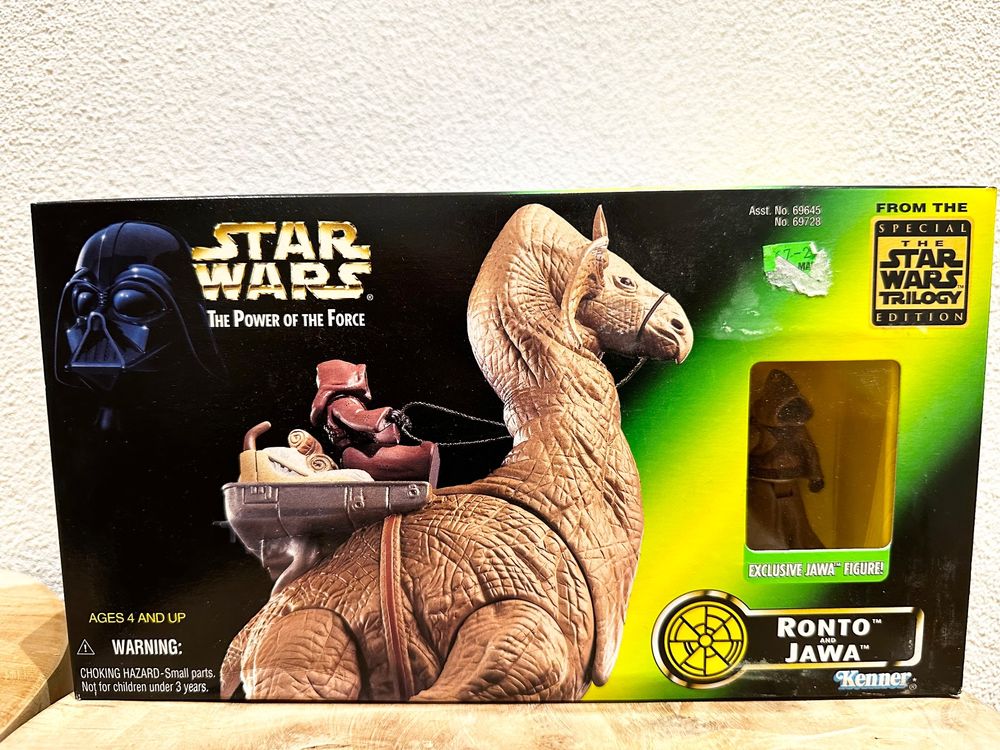 Neu 1997 STAR WARS RONTO ewok JAWA POWER OF THE FORCE KENNER (Neu und originalverpackt) in Baar ...