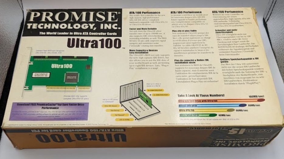 Promise Ultra ATA 100 PCI Controller mit OVP (Gebraucht) in Bad Ragaz ...