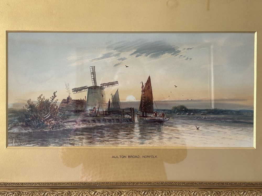 Aquarelle originale d'Arthur George Watts représentant un vo (Gebraucht ...