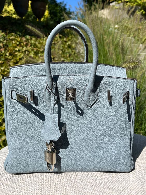 HERMÈS Birkin 25 Togo Leather Blue Run | Kaufen auf Ricardo