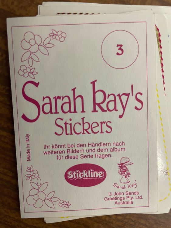 Sarah kay‘s Stickers (Gebraucht) in Baden für CHF 5 – mit Lieferung auf ...
