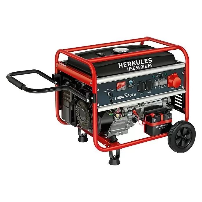 STROM GENERATOR EINHELL HSE 5500/E5 4800WATT 400 VOLT BENZIN (Neu ...